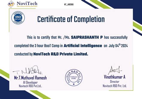 Artificialintelligence Ai Learningjourney Novitech Innovation