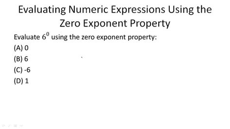 Evaluating Numeric Expressions Using Exponent Properties Example 5