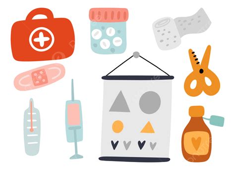 Cute Doctor Accessories Medicine Medical Medicine Vial Element Png