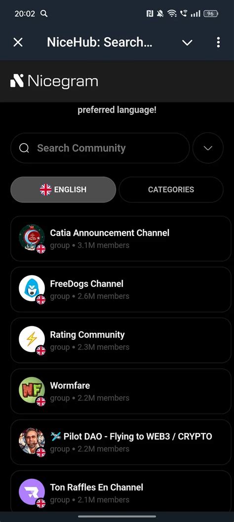 Nicehub Search Bot 🔎 Open To Get Your Link — Telegram Mini App