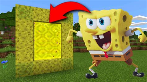 پورتال باب اسفنجی در ماینکرفت ماینکرافت ماین کرفت ماینکرفت Minecraft