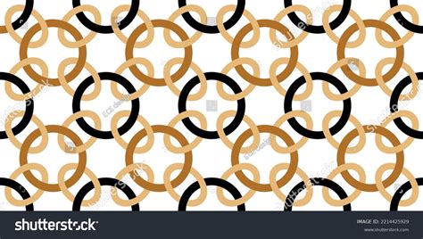 Seamless Abstract Chain Pattern Vector Illustration Stock Vector Royalty Free 2214425929