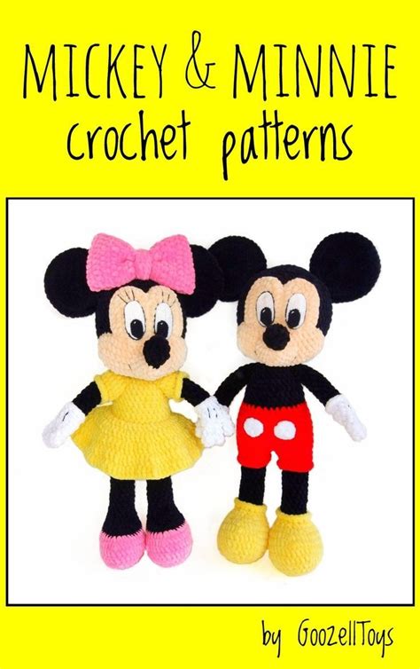 Minnie Criação Minha Amoooo D3f Crochet Mickey Mouse Disney Crochet