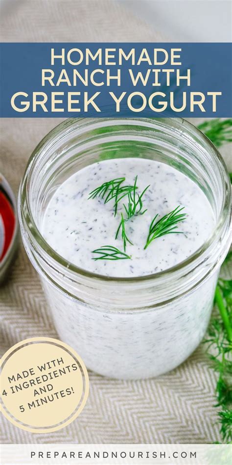 Homemade Ranch Dressing With Greek Yogurt Recipe Greek Yogurt Ranch