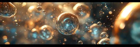 Exploration Of Microscopic Gas Particles Suspended In Air Showcasing