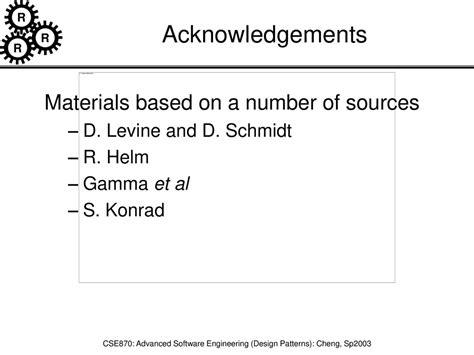 cse870 advanced software engineering design patterns cheng sp ppt