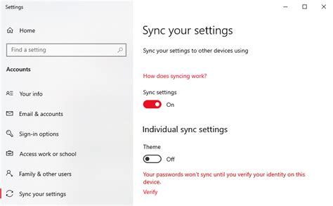 Resolving Sync Settings Issues On Windows 10 11