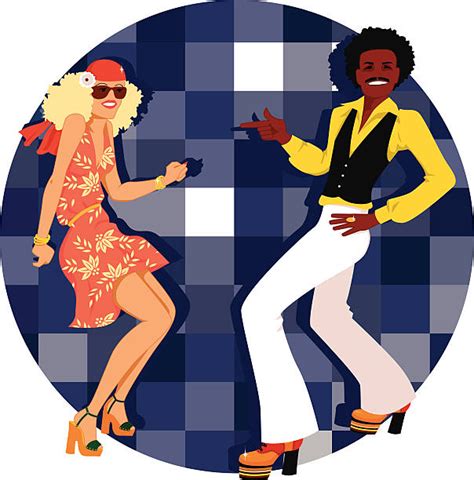 2000 70s Disco Fashion Stock Illustrations Royalty Free Vector