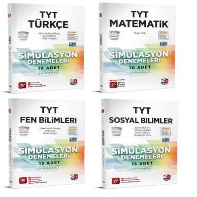 TYT Türkçe Matematik Fen Sosyal Simülasyon Denemeleri Tamamı Video