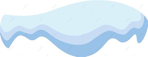 Frozen Water Forms On Hanging Ice Cap And Snow Pile Vector New Frame