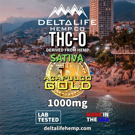 Delta Life Hemp Acapulco Gold Thco 1000mg Vape Cartridge Sativa Leafly