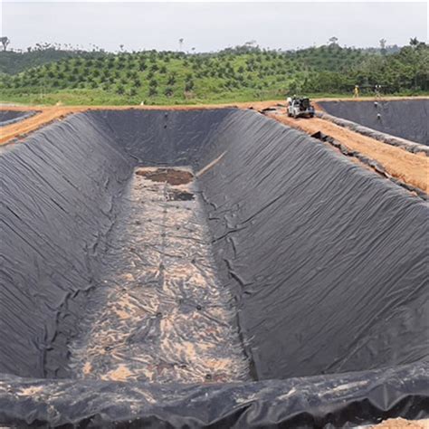 10mm15mm2mm Geomembrane Lining For The Substrate Of The Regulating Pool And Biogas Tank In The