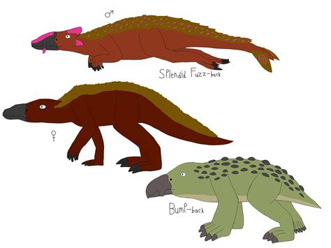 Monster Town Mid Sized Herbivorous Dicynodonts 1 By Porcupine4444 On