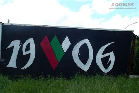 Graffiti kibicowskie 2013 100 Zagłębie Sosnowiec