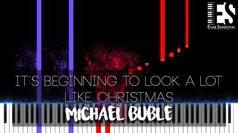 Its Beginning To Look A Lot Like Christmas Michael Bublé Piano