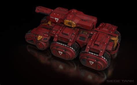 Terran Siege Tank By Allan Dilks Rimaginarystarcraft