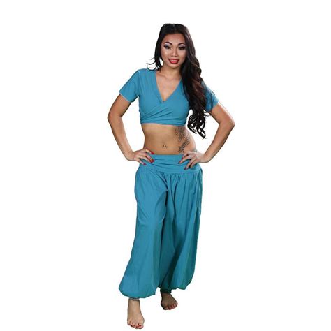 Belly Dance Harem Pants And Choli Top Costume Set The Belly Basic 39