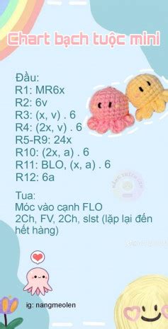 Chart móc len ngan con