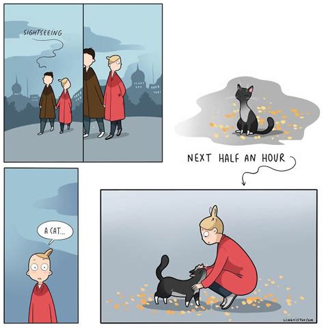 Artist Illustrates Funny Realities Of Living With A Cat 35 New Comics