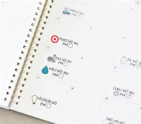 How To Make Planner Stickers Using Your Cricut Karley Hall