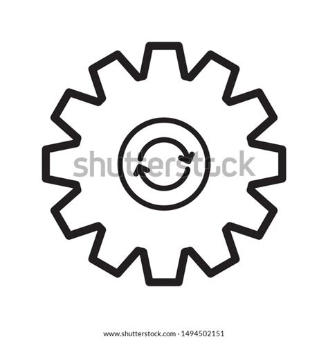 Update System Icon Design Upgrade System Stock Vector Royalty Free