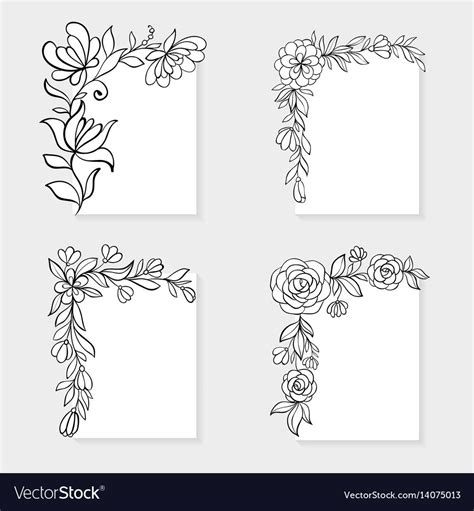 Beautiful Flower Border Designs To Draw