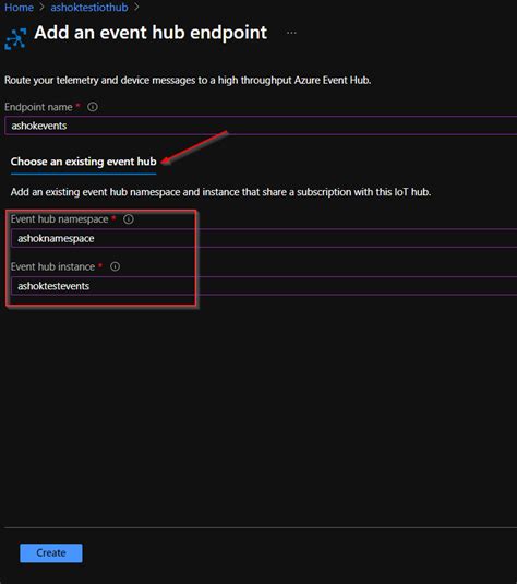 Azure Iot Hub Routes To Eventhub Cannot Be Added Microsoft Qanda
