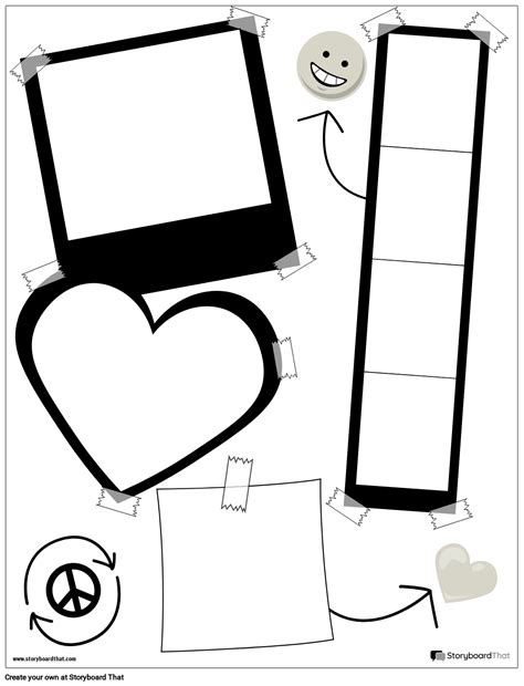 Sp Portrait Bw 2 Storyboard Por Worksheet Templates