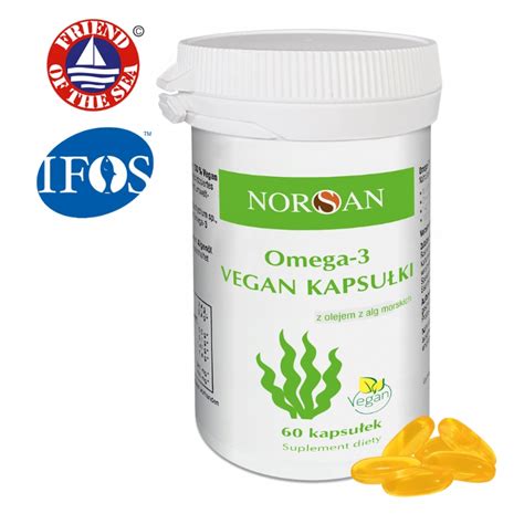 NORSAN OMEGA 3 VEGAŃSKI 100 Z ALG 80 kapsułek 0781490330005