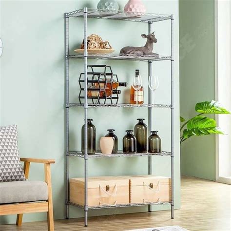 Promo Krisbow Rak Besi Penyimpanan Serbaguna Tingkat Wire Shelving