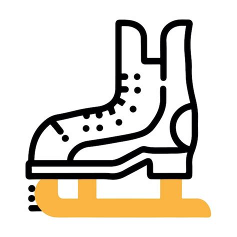 Icono De Patinaje Sobre Hielo Icono De Vector Plano Simple Vector Premium