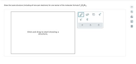 Solved Draw The Lewis Structure Including All Lone Pair Electrons For One Isomer Of The