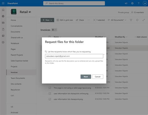 How To Use The Request Files Feature In Sharepoint Online