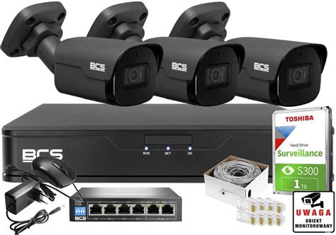 Zestaw Do Monitoringu Monitoring Zestaw BCS Point Rejestrator IP 3x
