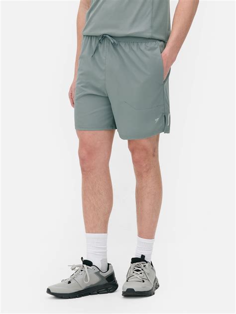Pantalones Cortos Para Correr Con Cordón De Kem Verde Claro Hombre