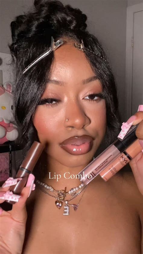 Lip Gloss Makeup Tutorial Makeup Lip Combo Lip Liner Nyx Cosmetics