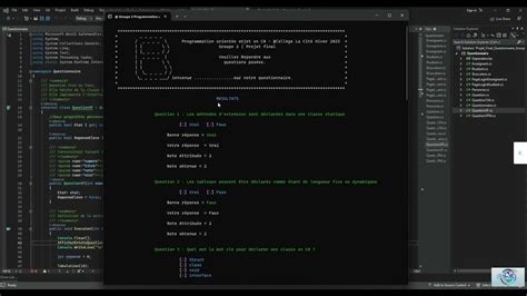Demo Csharp Quiz App Youtube