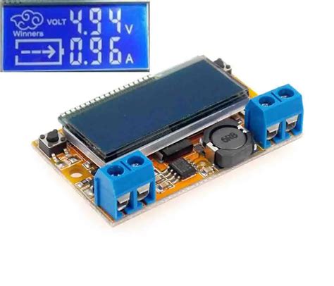 Dual Display DC DC V To V A Max Step Down Power Supply Buck Converter Adjustable LCD