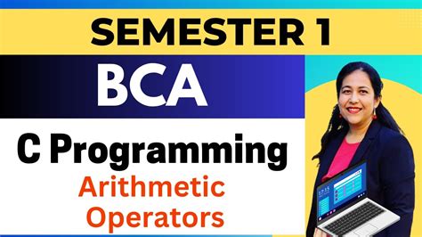 L 9 Arithmetic Operators In C Programming Anjaliluthra Bca Btech Bsc Placement Programming