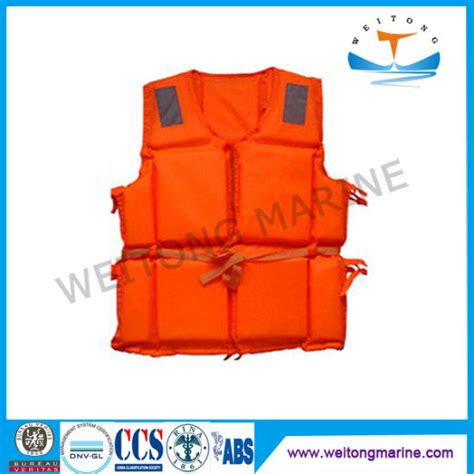 China Marine EPE Foam Working Life Jacket Work Vest Solas Approval