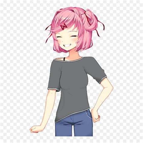 Png Doki Doki Literature Club Natsuki Sprites Png Doki Doki