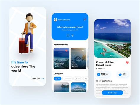 travel app concept 🔥 by sarfraz jasim on dribbble