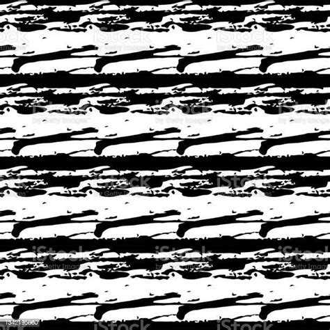 블랙 컬러의 벡터 브러쉬 매끄러운 패턴 그레인지 미니멀 한 기하학적 디자인 키즈 패브릭 과 섬유를위한 현대적인 그룽 콜라주 배경 0명에 대한 스톡 벡터 아트 및 기타 이미지