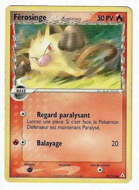 F Rosinge Ex Fant Mes Holon Carte Pokemon
