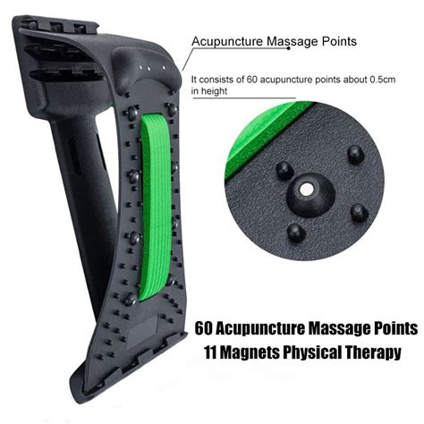 Neck Stretch And Back Massage Magnetic Therapy Acupressure