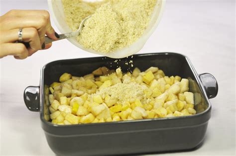 Crumble sans gluten et sans lactose Sunny Délices