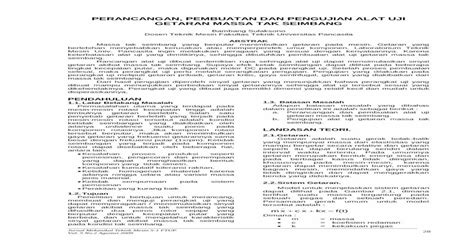 Pdf Perancangan Pembuatan Dan Pengujian Alat Uji … Dokumen Tips