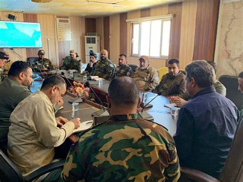 عمليات صلاح الدين للحشد تعقد اجتماعا أمنيا موسعا