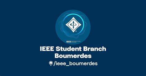 Ieee Student Branch Boumerdes Instagram Facebook Linktree