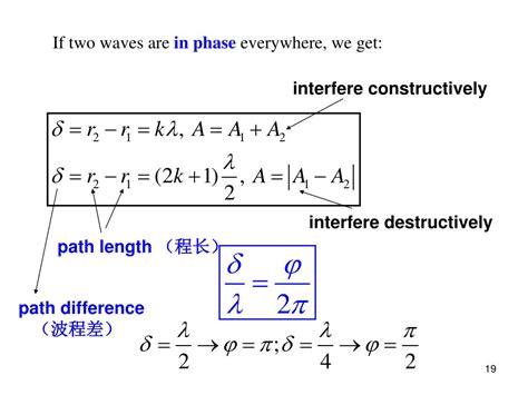 PPT Interference Of Waves The Amplitude And Phase Of Resultant Wave Coherent Waves PowerPoint